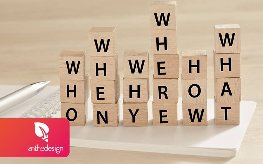 Règle des 5W, qu’est-ce que c’est ? | AntheDesign