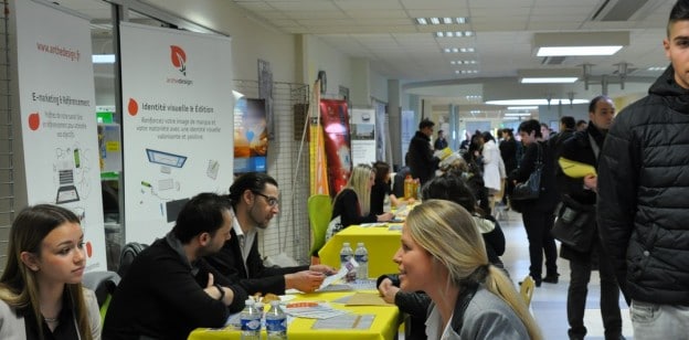 L'agence AntheDesign au Forum de l'alternance de Promeo Formation