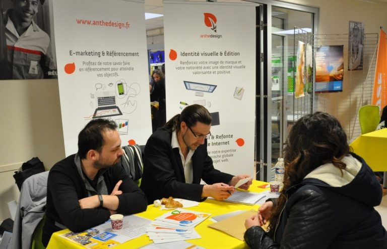 L'agence AntheDesign au Forum de l'alternance de Promeo Formation