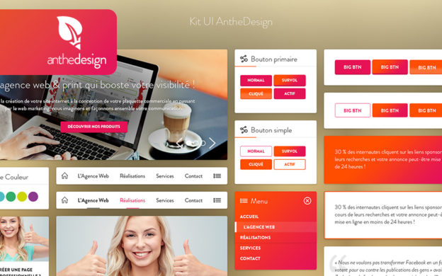Kit UI pour site web : créez un design tendance et fonctionnel