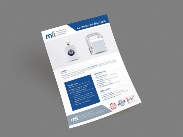 Conception d'une fiche technique pour la société MFI
