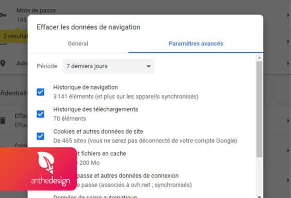 Comme bien vider le Cache de Google Chrome