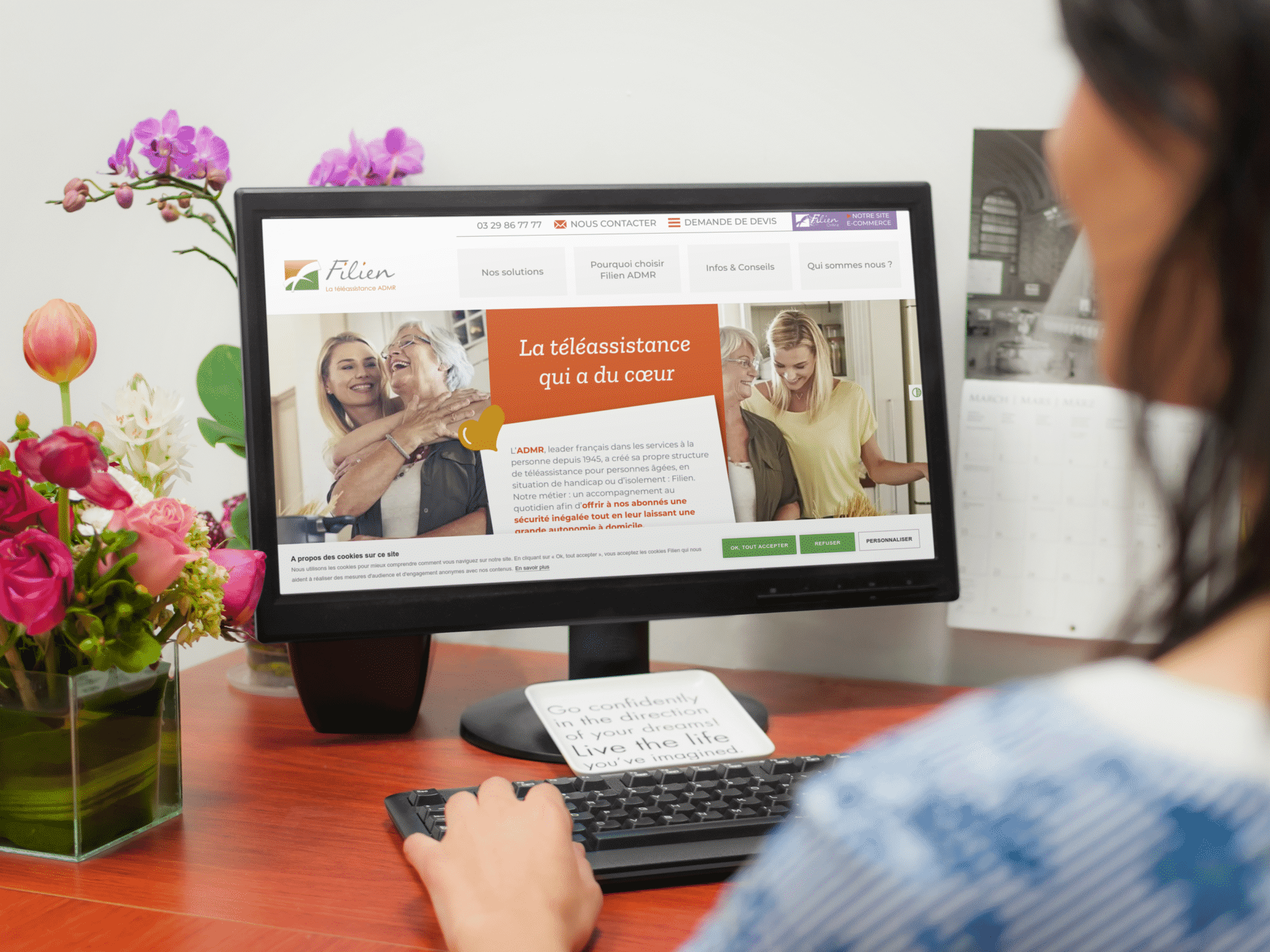 Refonte site Filien | Une réalisation de l'agence AntheDesign